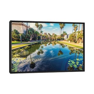 iCanvas "Lovely Lily Pond At Balboa Park" by Joseph S. Giacalone Framed ...