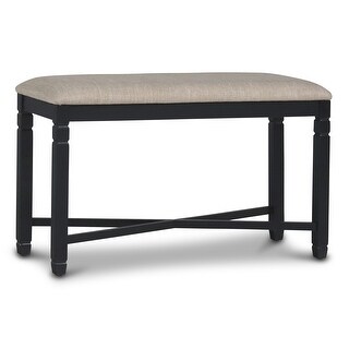 New Classic Furniture Cassidy Upholstered Counter Height Bench - Bed ...