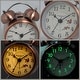 Vintage Mechanical Alarm Clock, Metal Casing, Nightlight for Bedroom ...