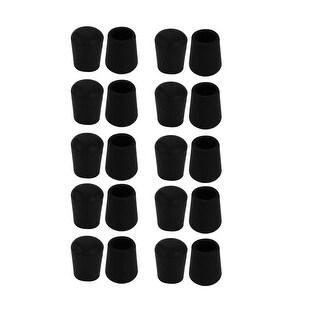 20Pcs Chair Leg Caps Rubber Floor Protector Furniture Feet Covers 10mm ...