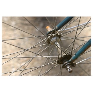 "Close-up of bicycle wheel" Poster Print - Multi - Bed Bath & Beyond ...