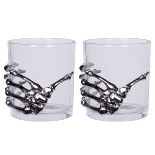 Set of 2 Halloween Skeleton Glasses - Bed Bath & Beyond - 40117548