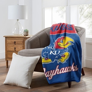 NCAA Officially Licensed Kansas Jayhawks 46" x 60" Microfiber Throw ...