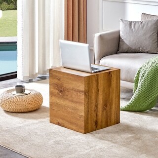 A modern and practical coffee table made of wood grain density board ...