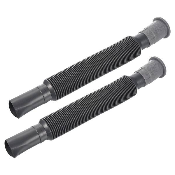 2Pcs Plastic Drain Pipe Expandable Sink Tubing Flexible Drainage Pipe ...
