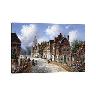iCanvas "Spring in Amsterdam" by Dennis Lewan Canvas Print - Bed Bath ...