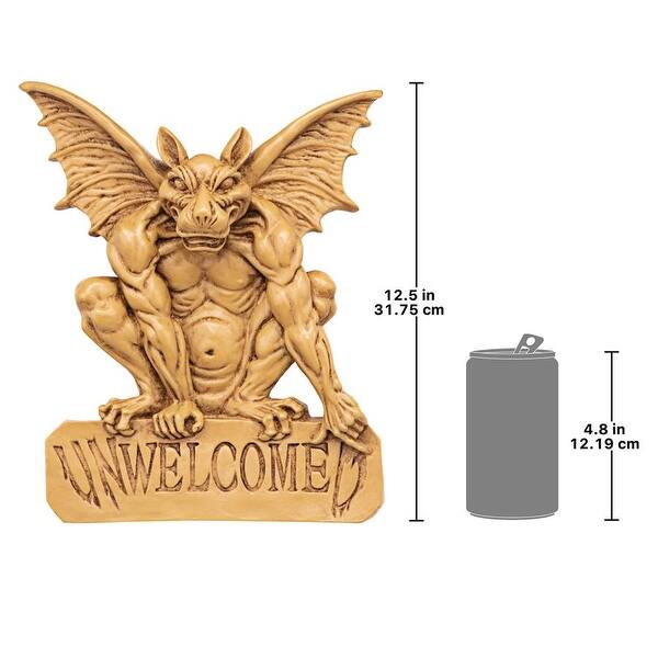 Design Toscano UNWelcomeD Gargoyle Plaque - Bed Bath & Beyond - 27214142