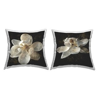 Stupell Vintage Magnolia Blooms Printed Outdoor Throw Pillow Design by ...
