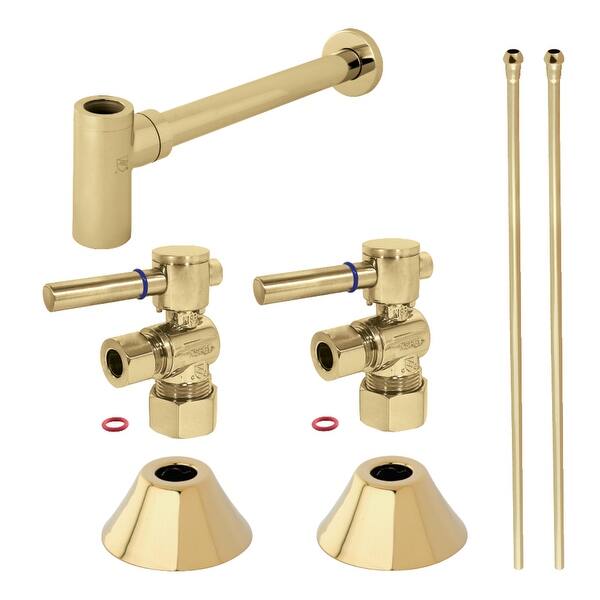 Kingston Brass Trimscape Plumbing Sink Trim Kit with Bottle Trap - Bed ...