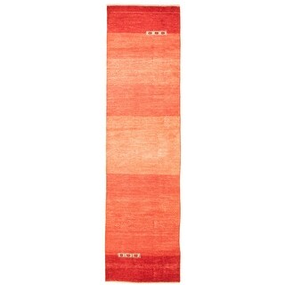 Hand-knotted Peshawar Ziegler Cream, Red Wool Rug - 2'7 x 10'0/2'7" x ...