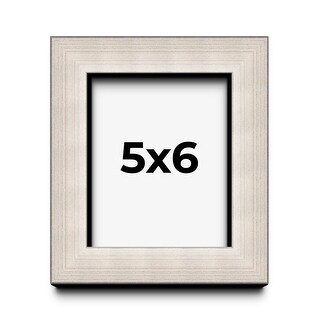 5x6 Shadow Box Frame Silver Real Wood Contemporary Shadowbox Display ...