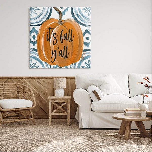 fall pumpkin canvas
