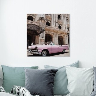 Oliver Gal Transportation Wall Art Canvas Prints 'Pink Drivers II ...