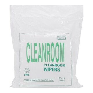 Clean Room Wiper 9x9" Double Knit Polyester with Laser Sealed Edge ...