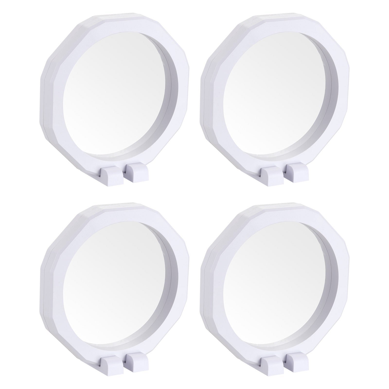 Floating Frame Display Stand 3D Jewelry Display Box with Base - Black ...