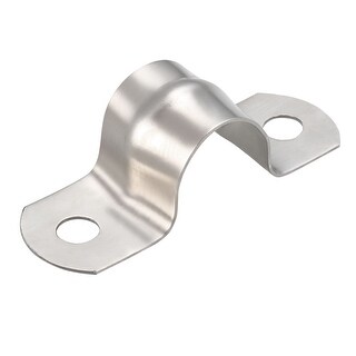 16mm Rigid Pipe Strap, 2 Holes 304 Stainless Steel Tension Clip 30pcs ...