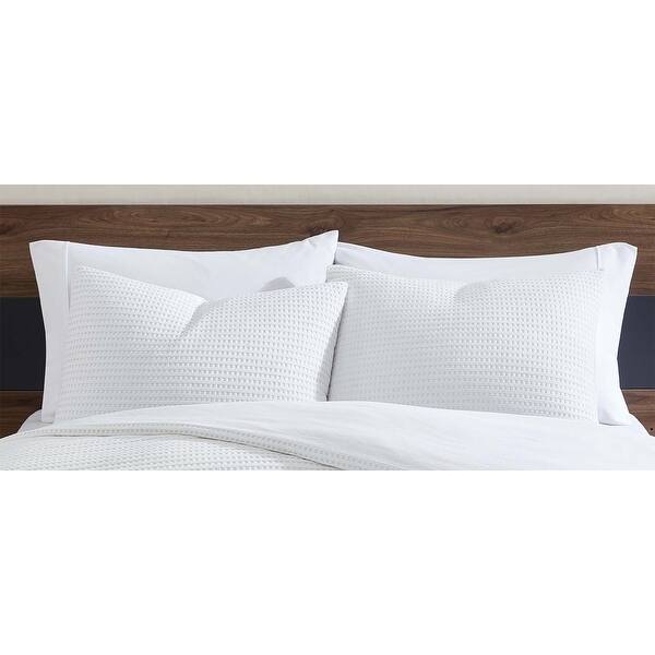 Kenneth Cole Solid Waffle Reversible Comforter Set - Bed Bath & Beyond ...