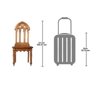 Design Toscano The Abbey Gothic Revival Chair: Set of Two - Bed Bath ...