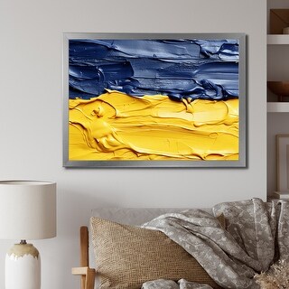 Designart "Remembering Ukraine Abstract Painting" Abstract Painting ...