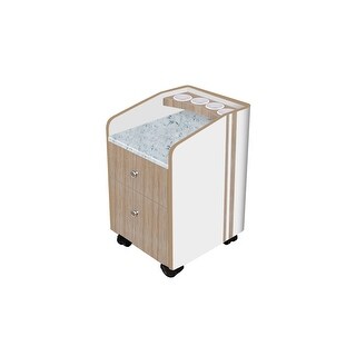 Nova II Pedicure Trolley Manicure Storage Cart with with Drawer Marble ...
