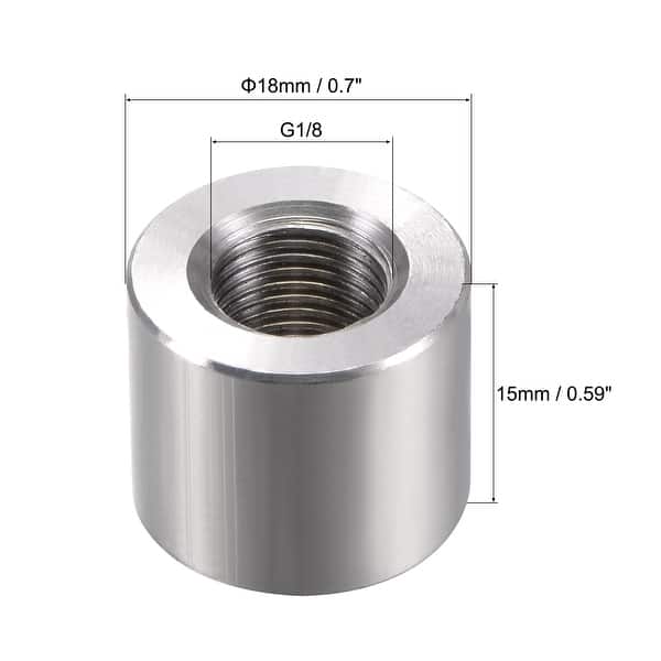 Weld On Bung Female Nut Threaded - Stainless Steel Insert Weldable - G1 ...