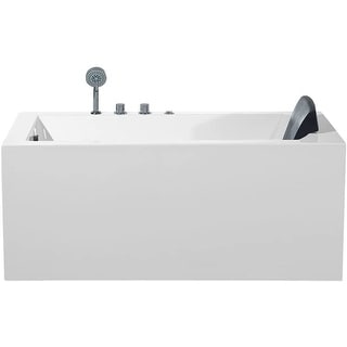 Ariel PW1545930LW1 Platinum 59" Two Wall Acrylic Whirlpool Tub with ...