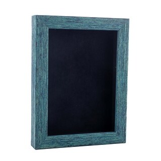 12x16 Shadow Box Frame Blue Wood - Bed Bath & Beyond - 38689344