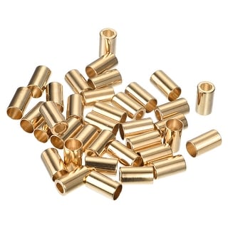 36pcs Metal Cord End Lock Drawstring Rope Stopper for Lanyard Bag Gold ...