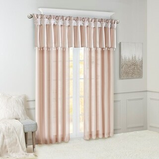 Twist Tab Lined Window Curtain Panel - Bed Bath & Beyond - 41224257