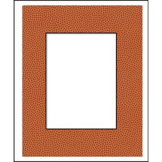 6x9 Mat Bevel Cut for 4x6 Photos - Acid Free Basketball Texture Precut ...