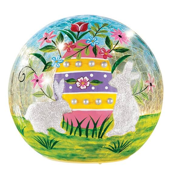 LED Lighted Easter Bunny Ball Decoration - 8.000 x 8.000 x 7.750 - Bed ...