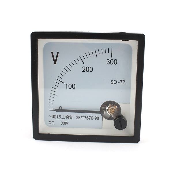 SQ-72 Class 1.5 AC 0-300V Voltage Analog Square Voltmeter Panel Volt ...