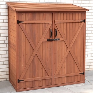 Brown Finish Medium Storage Shed - Bed Bath & Beyond - 37683714