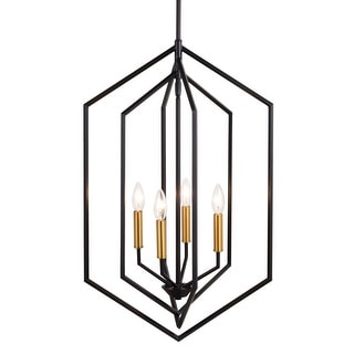Vaxcel Lighting P0388 Riley 4 Light 18" Wide Pendant - Bed Bath ...