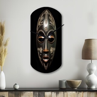 Designart - Ethnical Traditional African Mask V - African Tribal Large ...