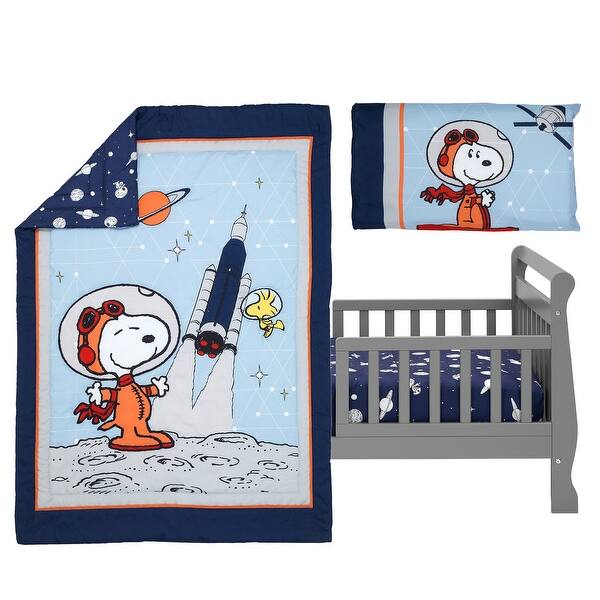 astronaut cot bedding