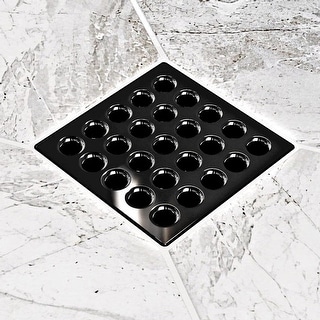 Ebbe America E4403 PRO Drain Cover - Black Chrome - Bed Bath & Beyond ...