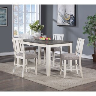 Vilo Home Saratoga Counter Height Farmhouse Dining Set - Bed Bath ...
