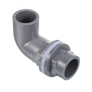 25mm PVC Elbow Water Tank Pipe Connector, Coupling Fitting Adapter Gray ...