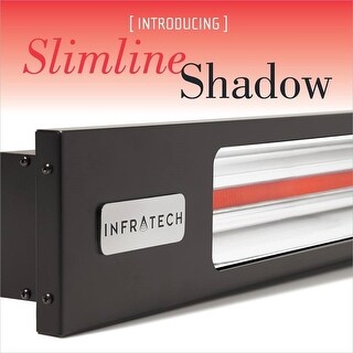 63 1/2" Slim Line Black Shadow Single Element 4,000 Watt Infrared ...