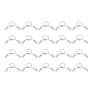 Fuel Line Hose Clips, 65Mn Steel Air Tubing Spring Hose Clamps - Bed ...