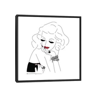 iCanvas "Shame You're Tired" by Antonia Harris Framed - Bed Bath ...