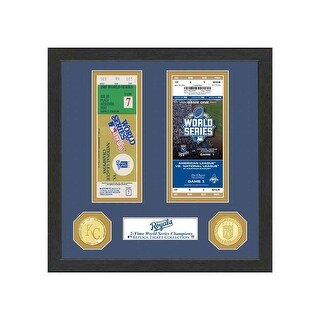 Kansas City Royals World Series Ticket Collection - 12" x 12" - Bed ...