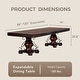 Furniture of America Baburam Traditional Cherry 120-inch Dining Table ...