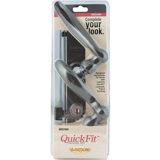 Larson Mfg. Quickfit Brn Handle Set 20297804 Unit: PKG - Bed Bath ...