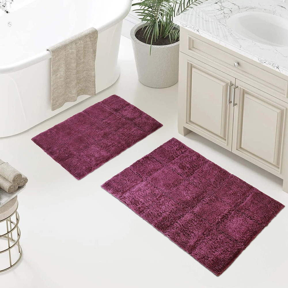 Purple Cotton Bathroom Rugs and Bath Mats - Bed Bath & Beyond