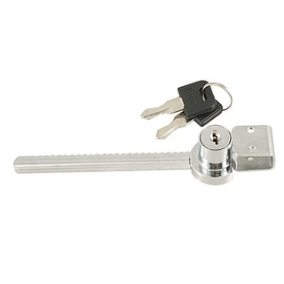 Sliding Blade Saw Lock w Keys for Glass Showcase Door - 5.5" x 1.1" x 0 ...