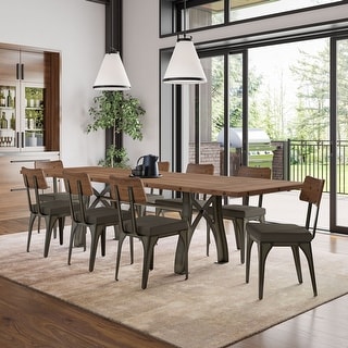 Amisco Sierra Extendable Table and Symmetry Chairs Dining Set - Bed Bath & Beyond - 20306618