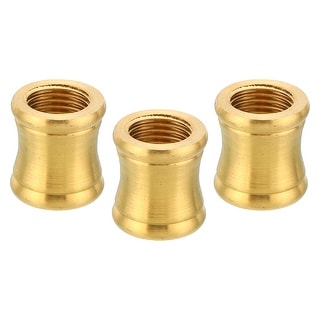 3pcs M10 Thread 14x15mm Lamp Pipe Brass Coupling Threaded Lamp Rod ...