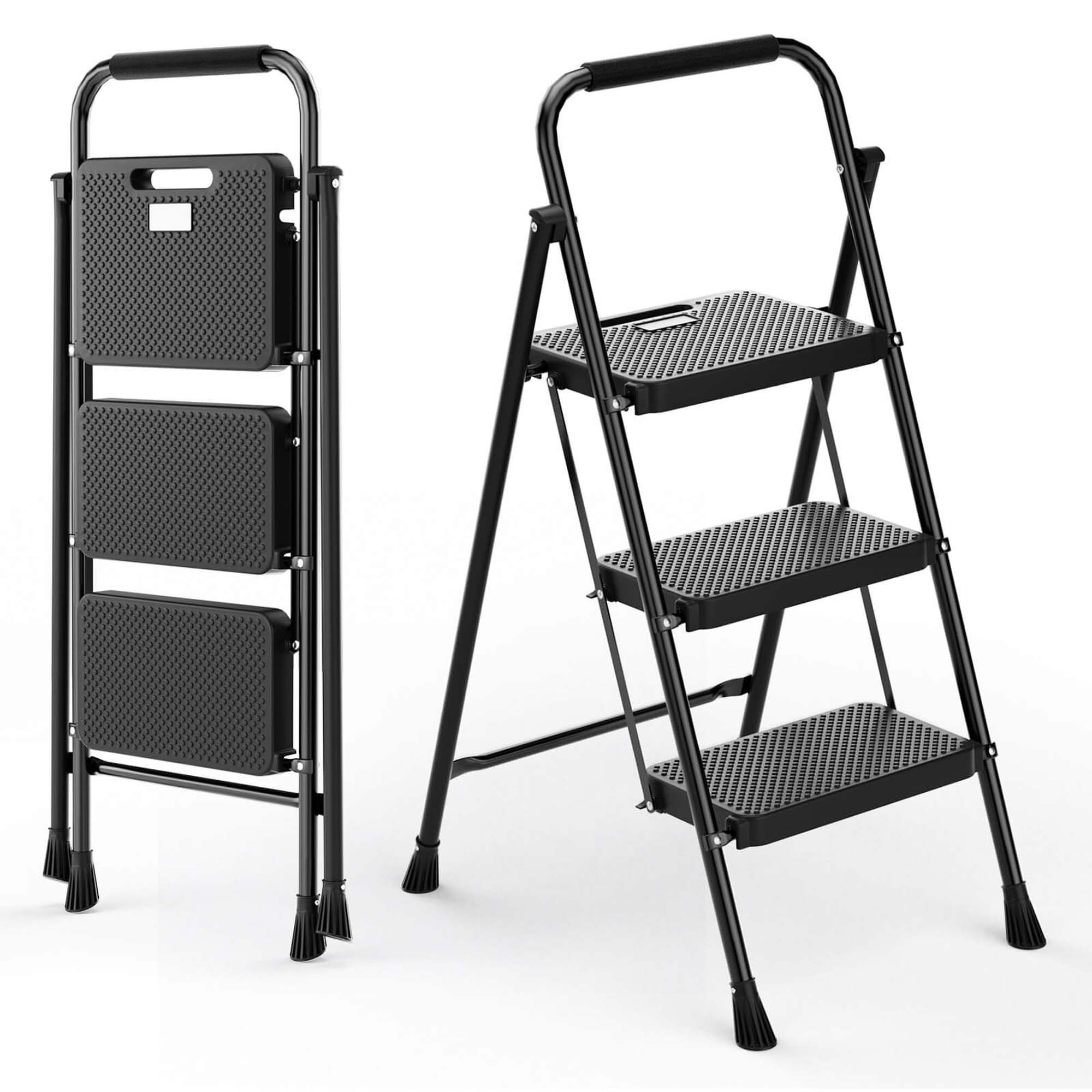 Metal 3 step ladder store